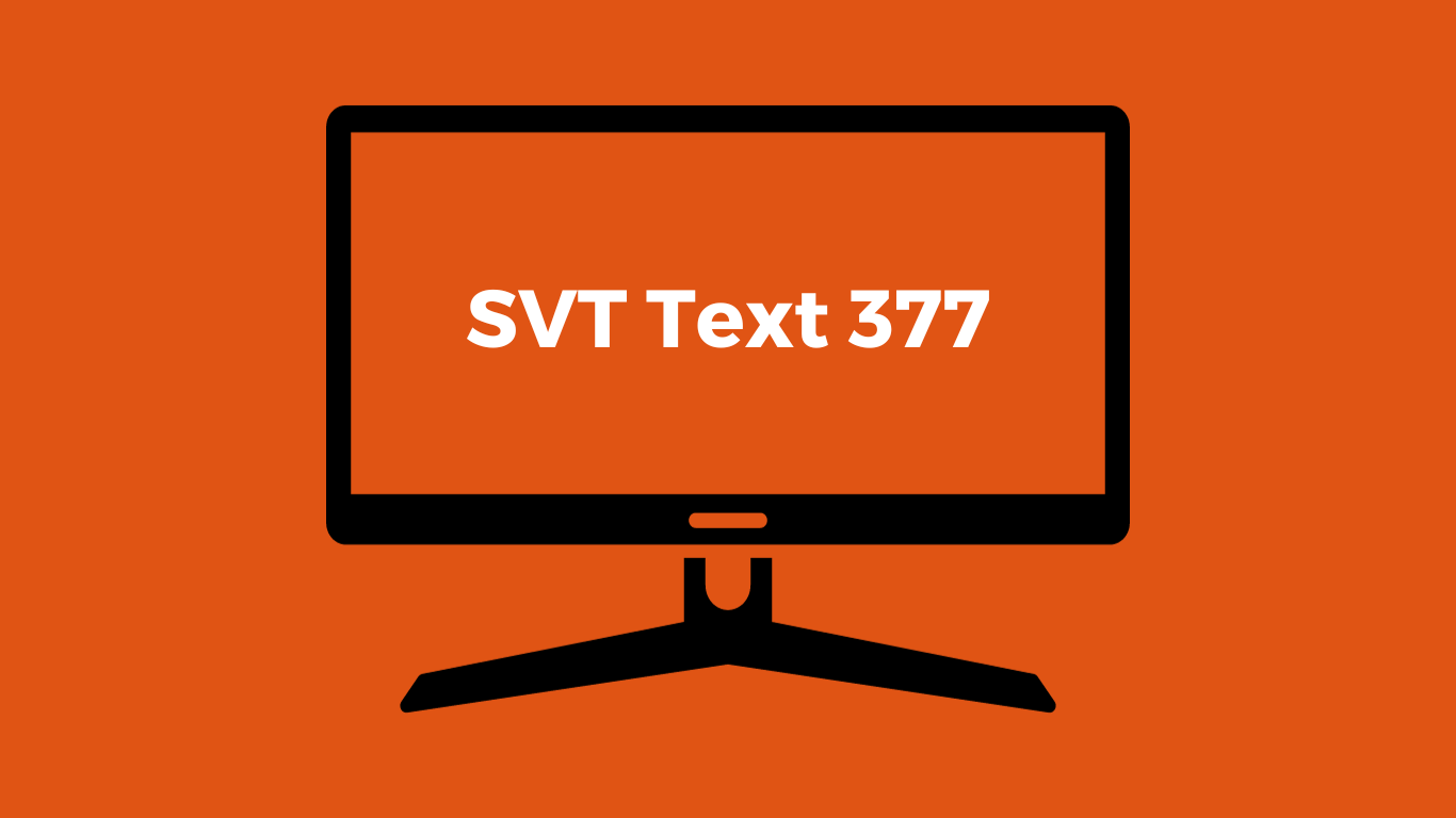 SVT Text 377 - allt du behöver veta | Casinobrawl